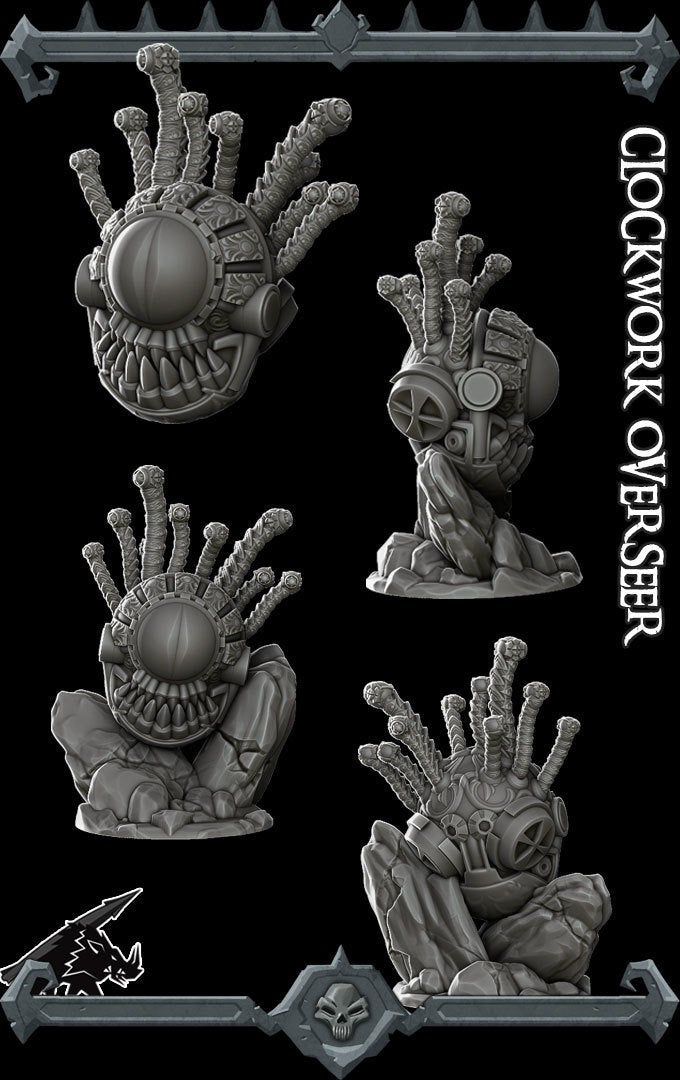 Clockwork Overseer / Beholder - Wargaming Miniatures Monster Rocket Pi – Dungeon Artifacts