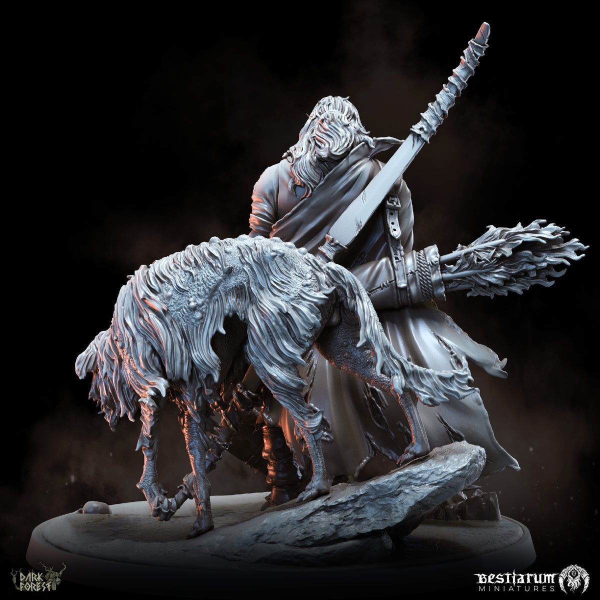 The Huntsman DIorama | Dark Forest | Bestiarum | Miniatures D&D Wargam ...