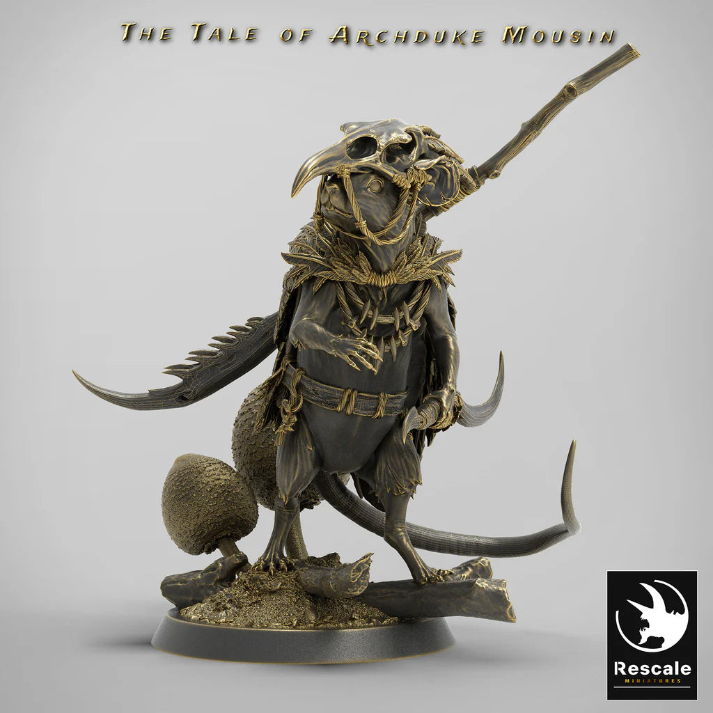 Mouse Shaman B - The Tale of Archduke Mousin - Rescale Miniatures - Wa ...