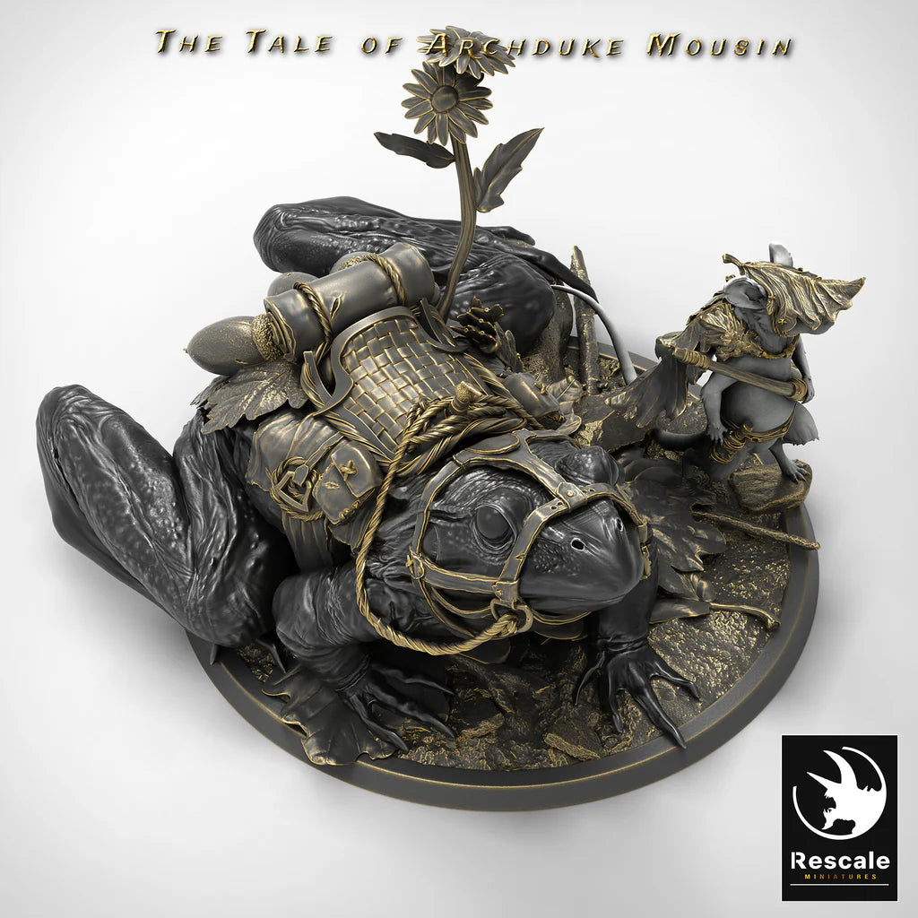 Laying Frog - With Mouse - The Tale of Archduke Mousin - Rescale Minia ...