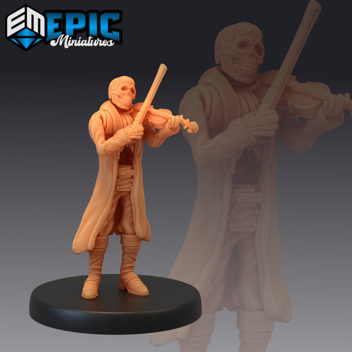 Skeleton Musician (Violin) - Epic Miniatures Wargaming D&D DnD ...
