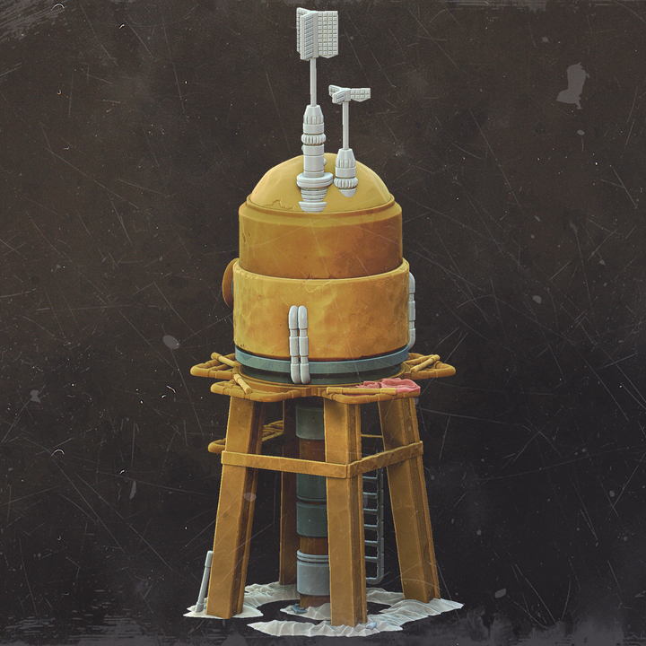 Water Tower - Mos Jemra - Multiverse - Terrain Wargaming D&D DnD ...