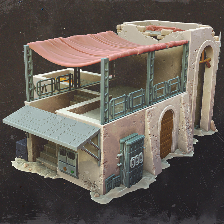 Sandrake Guildhall - Mos Jemra - Multiverse - Terrain Wargaming D&D Dn ...
