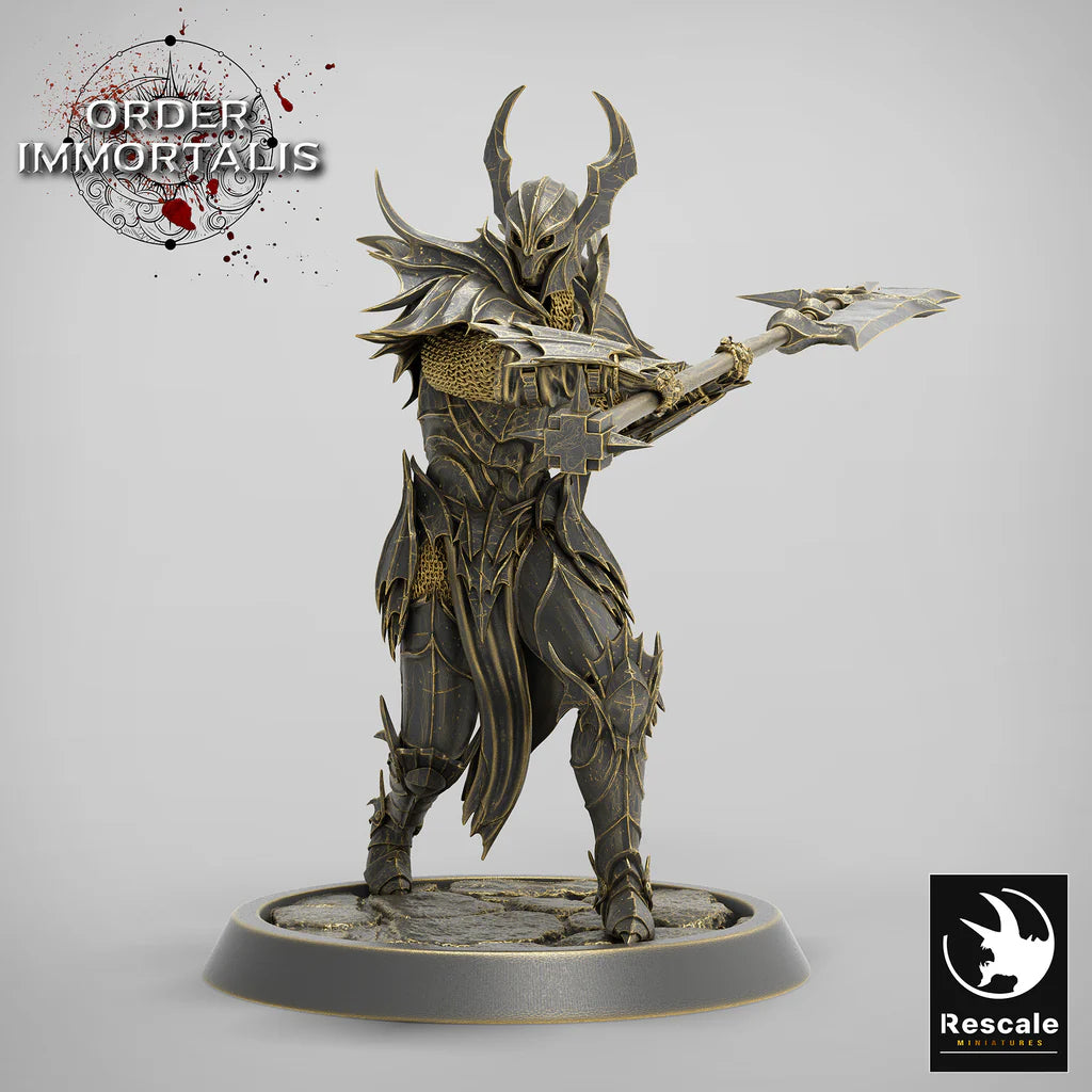 Blood Knight Halberd Squadron - Order Immortalis - Rescale Miniatures ...