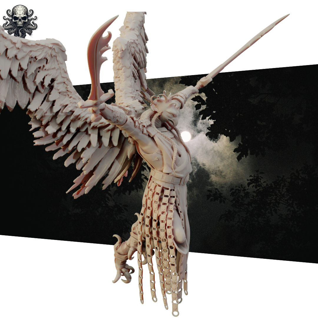 Avian Knight - Realsteone - Terrain Wargaming D&D DnD 32mm 40mm 54mm ...