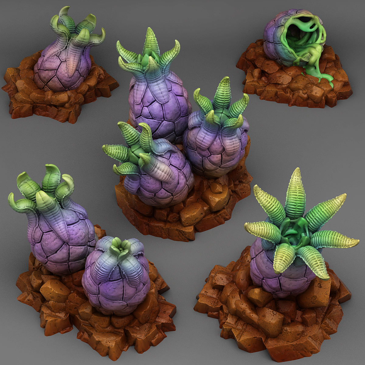 Alien Eggs - Print Your Monsters - Wargaming D&D DnD – Dungeon Artifacts