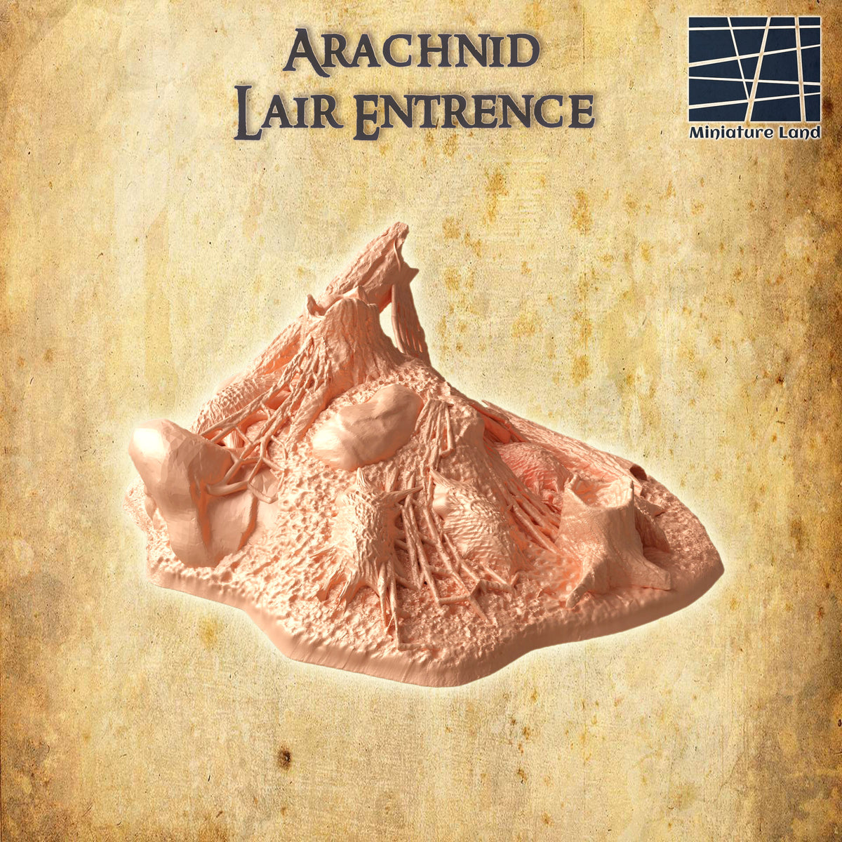 Arachnid Lair Entrance - Miniatureland Terrain Wargaming D&D DnD ...