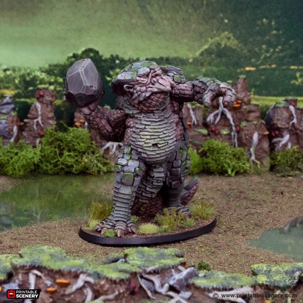 Bridge Troll - The Gloaming Swamps - Printable Scenery Terrain Wargami ...