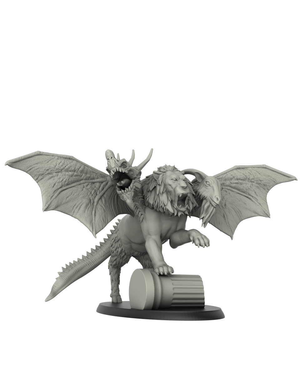 Chimera - Fantastic Creatures Set - 3D IP Studios - Terrain Wargaming ...
