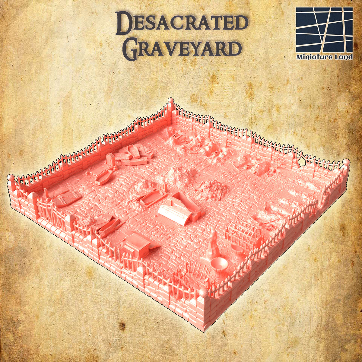 Desecrated Graveyard - Miniatureland Terrain Wargaming D&D DnD ...