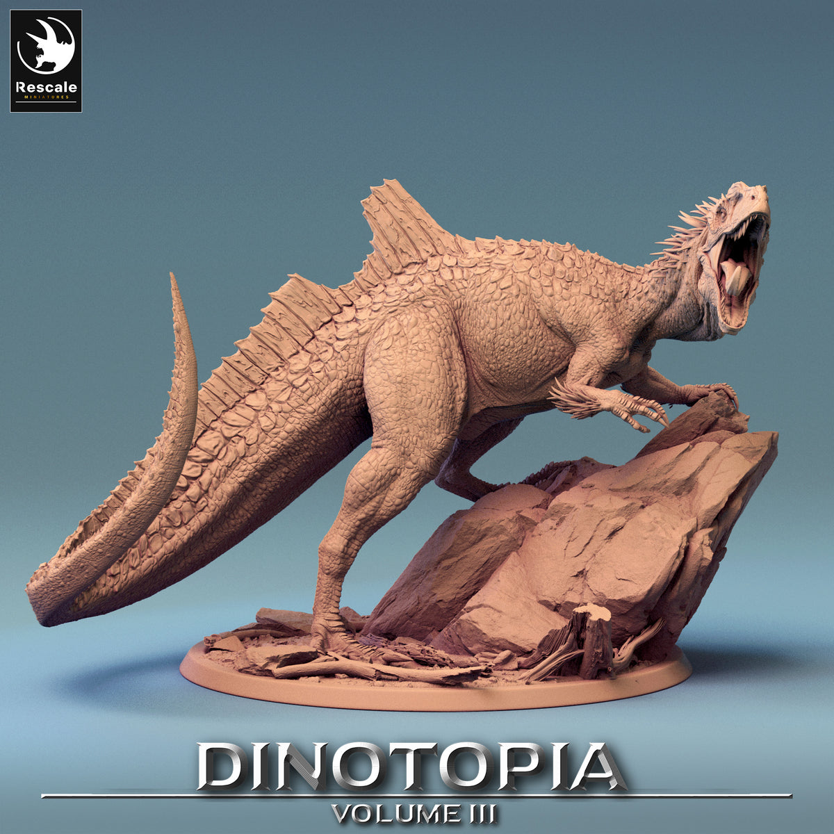 Concavenator - Scream - Dinotopia - Rescale Miniatures - Wargaming D&D ...