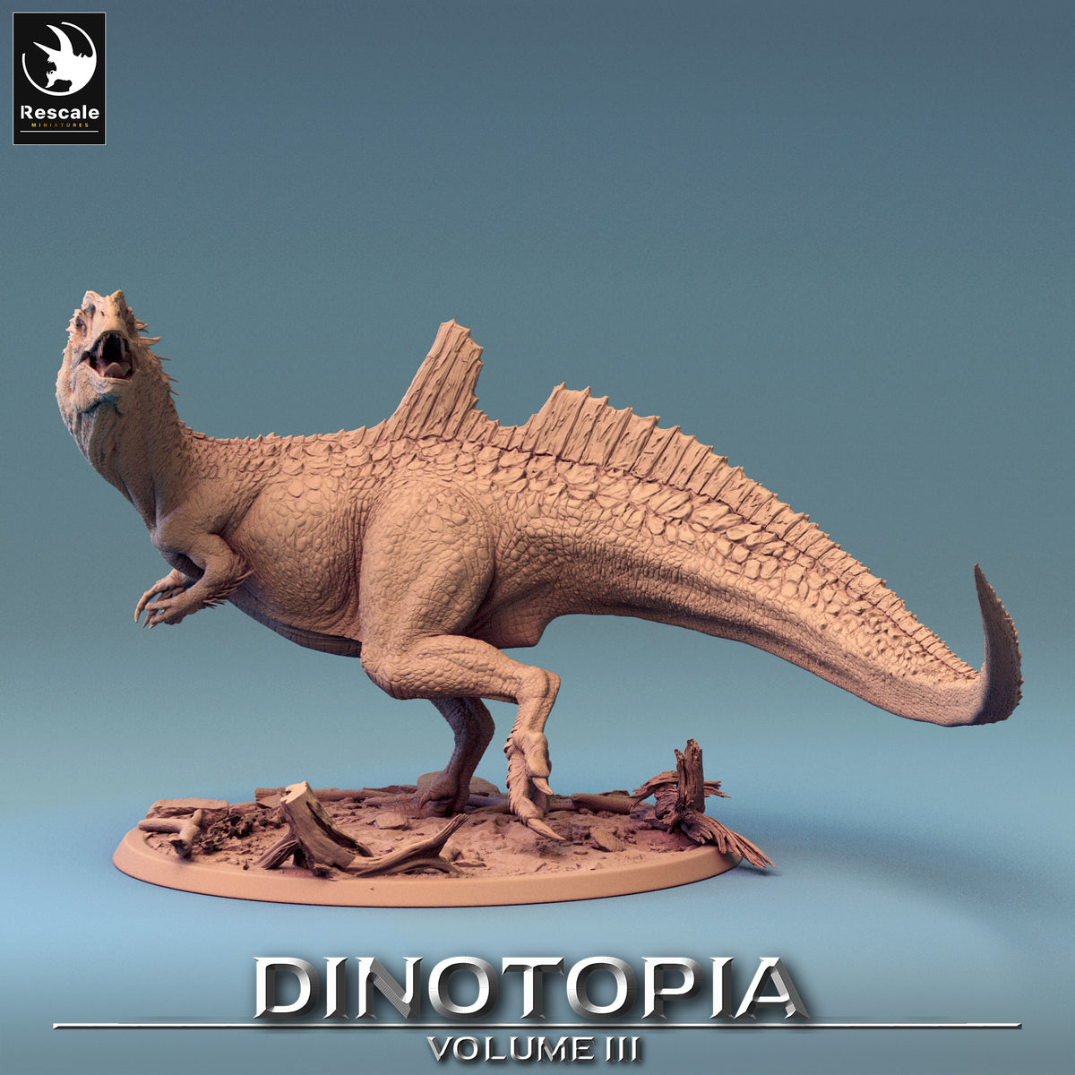 Concavenator - Turn - Dinotopia - Rescale Miniatures - Wargaming D&D D ...