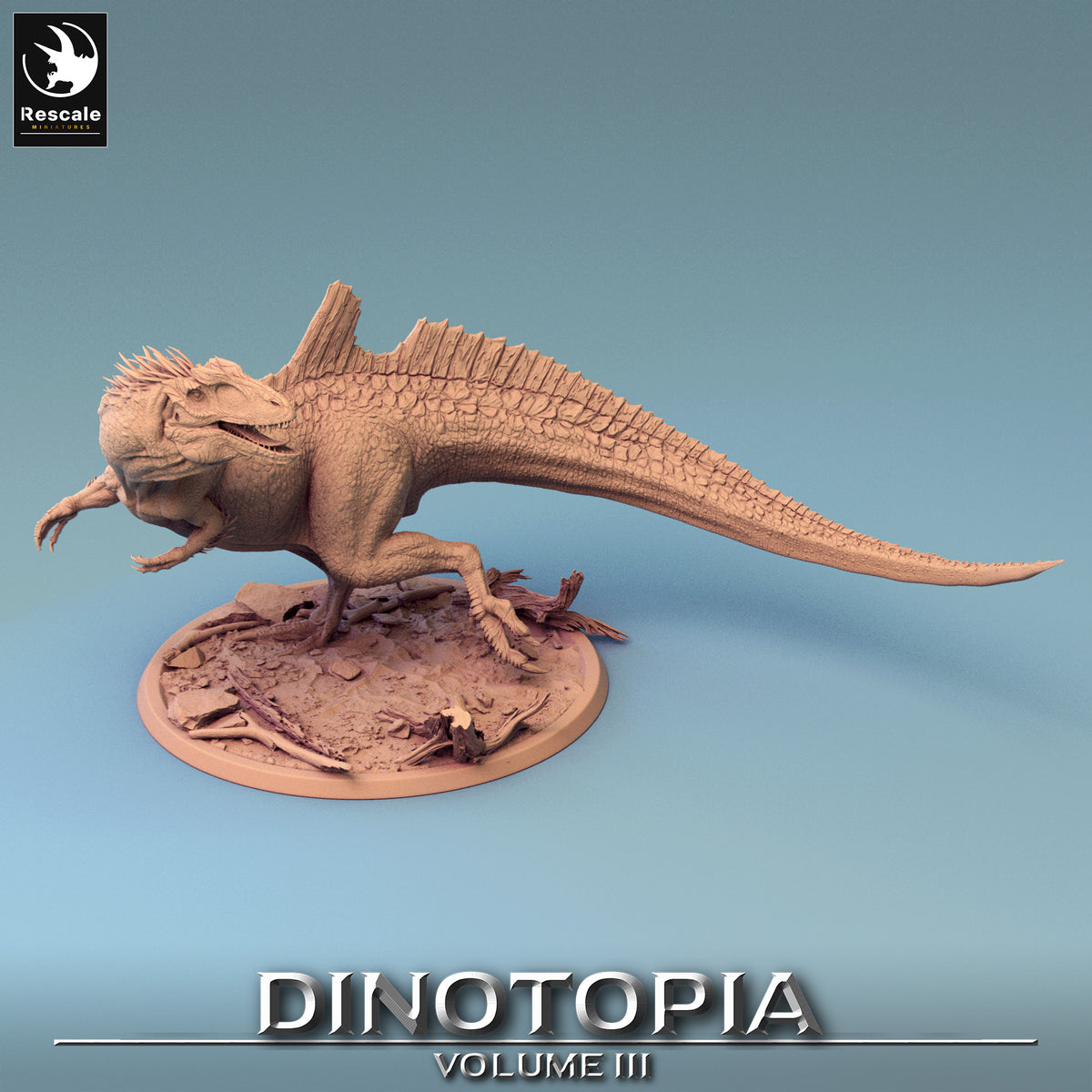 Concavenator - Turn - Dinotopia - Rescale Miniatures - Wargaming D&D D ...