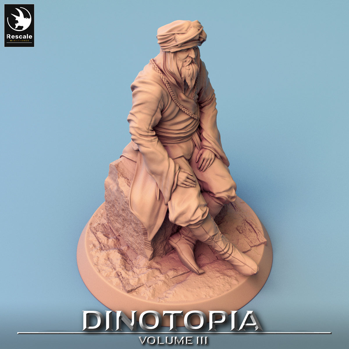 Look Elder - Dinotopia - Rescale Miniatures - Wargaming D&D DnD ...