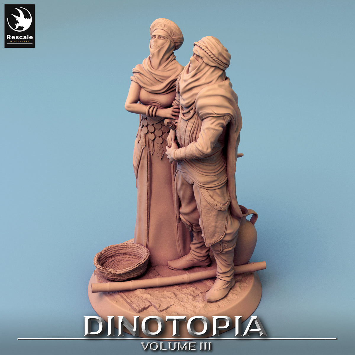 Stair Lovers - Dinotopia - Rescale Miniatures - Wargaming D&D DnD ...