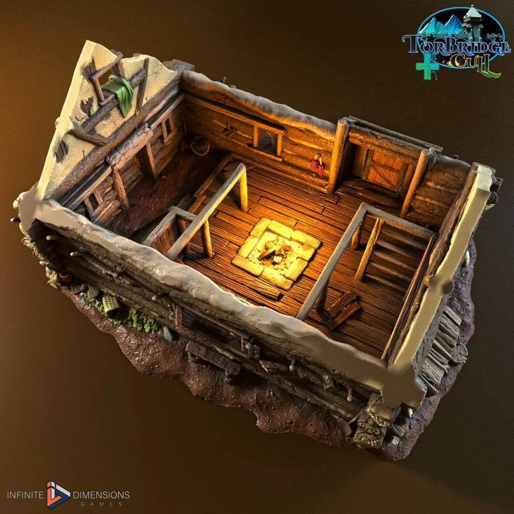 Log Farmhouse - Torbridge Cull Wargaming Terrain D&D DnD – Dungeon ...