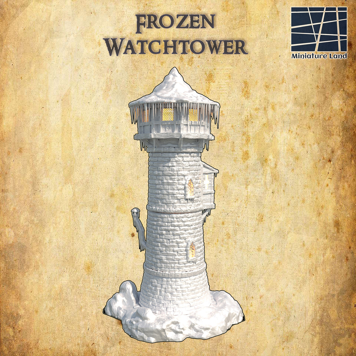 Frozen Watchtower - Miniatureland Terrain Wargaming D&D DnD – Dungeon ...