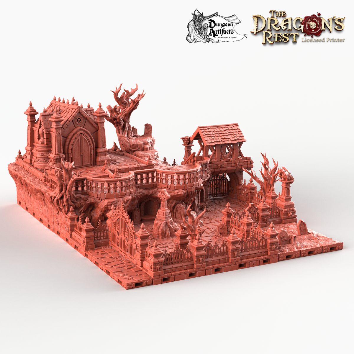Ghoulberg Cemetery - The Dragon's Rest - Terrain Wargaming D&D DnD 10m ...