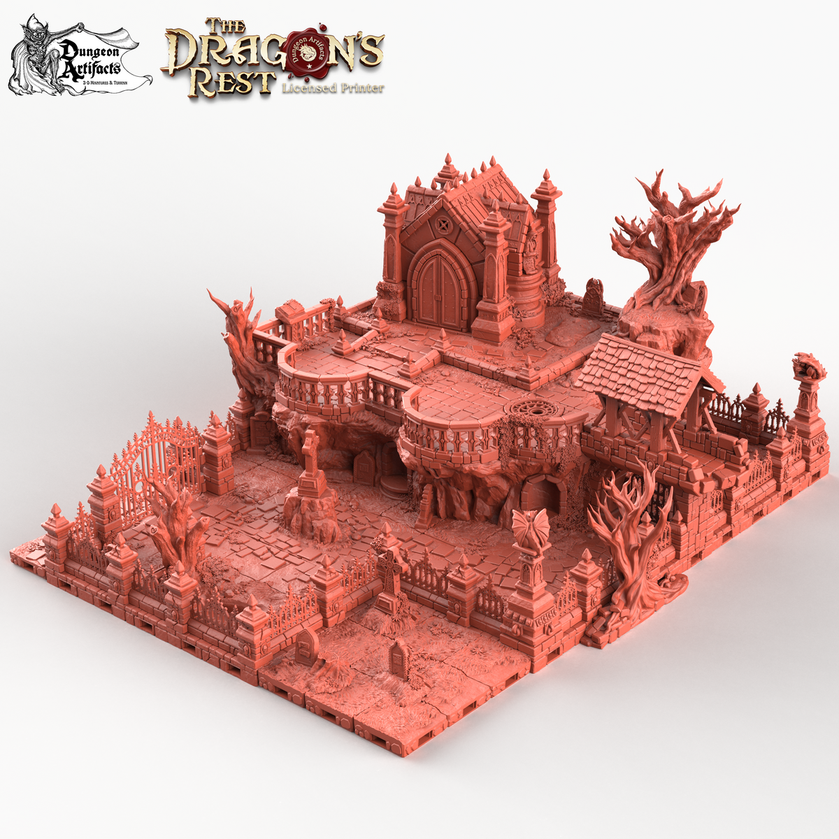 Ghoulberg Cemetery - The Dragon's Rest - Terrain Wargaming D&D DnD 10m ...
