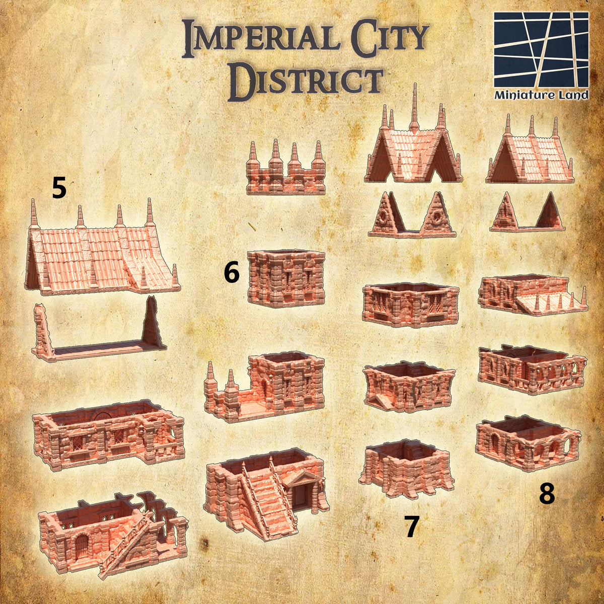 Imperial City District - Miniatureland Terrain Wargaming D&D DnD ...