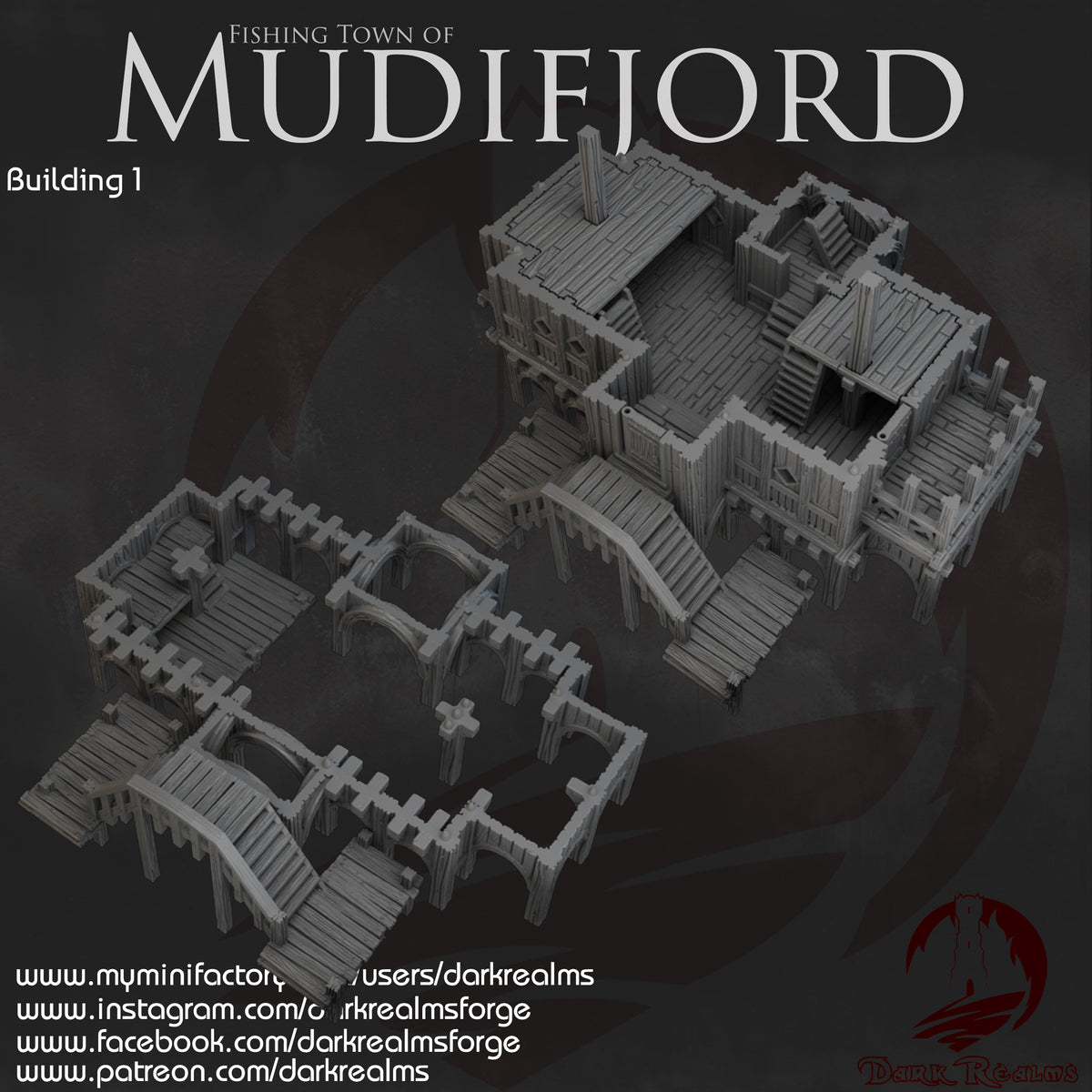 Mudifjord 1 - Mudifjord - Dark Realms Terrain Wargaming D&D DnD ...