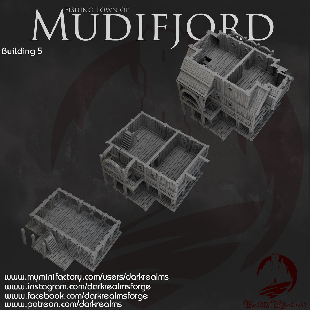 Mudifjord 5 - Mudifjord - Dark Realms Terrain Wargaming D&D DnD ...