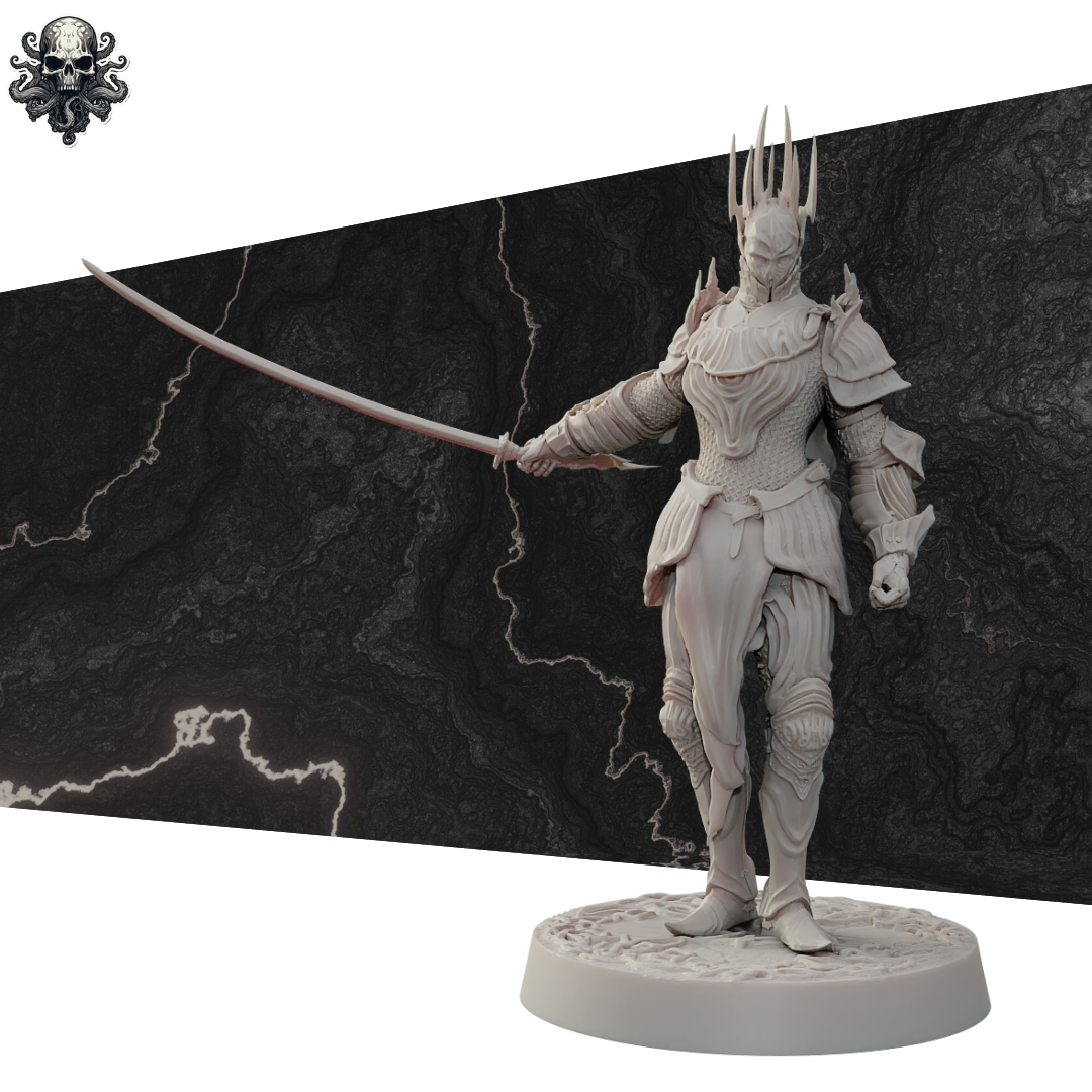 Nocturne Knight - Realsteone - Terrain Wargaming D&D DnD 32mm 40mm 54m ...