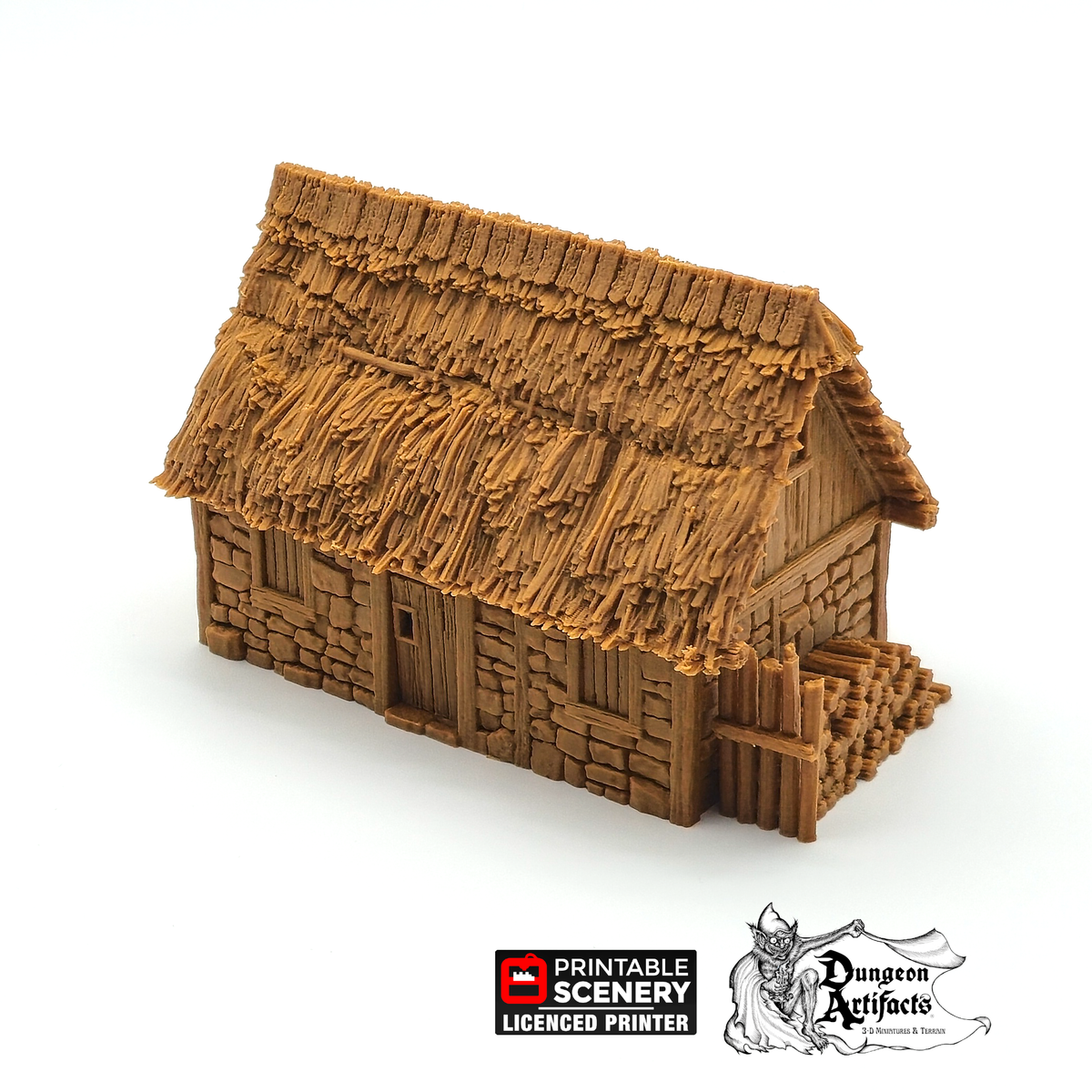 Norman Stone Barn - King and Country - Printable Scenery Terrain Warga ...