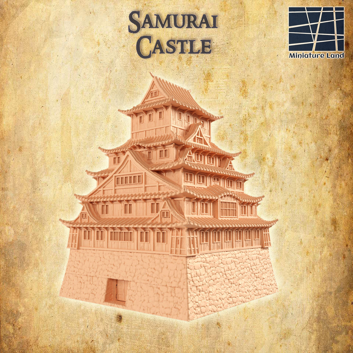 Japanese Samurai Castle - Miniatureland Terrain Wargaming D&D DnD ...