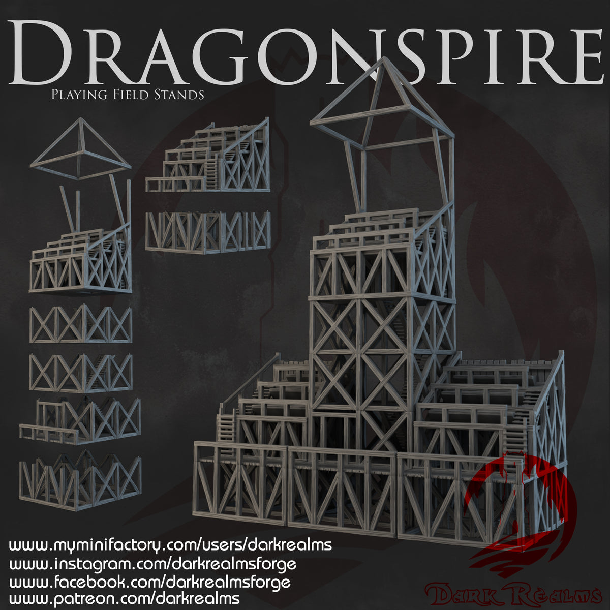 Stands - Dragonspire - Dark Realms Terrain Wargaming D&D DnD – Dungeon ...