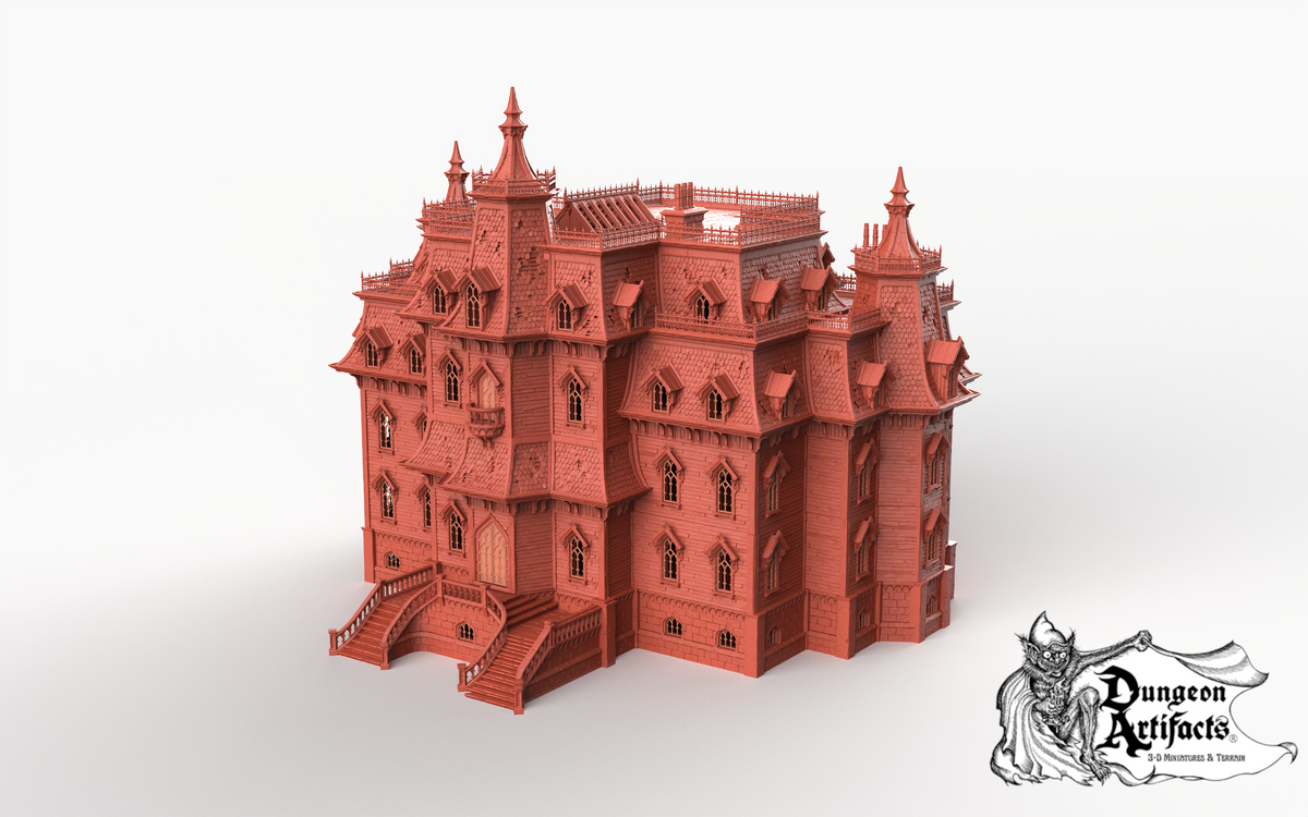 Stormcrow Mansion - Stormcrow Scenery - Terrain Wargaming D&D DnD 10mm ...