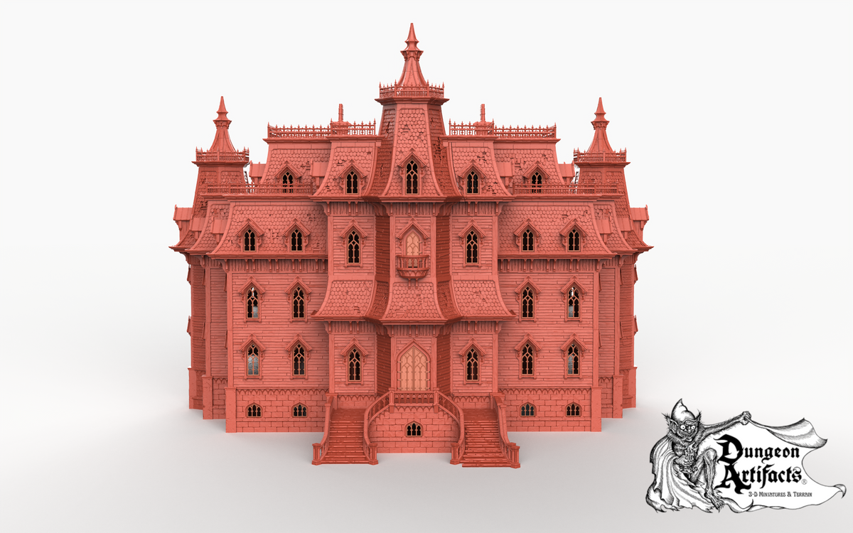 Stormcrow Mansion - Stormcrow Scenery - Terrain Wargaming D&D DnD 10mm ...