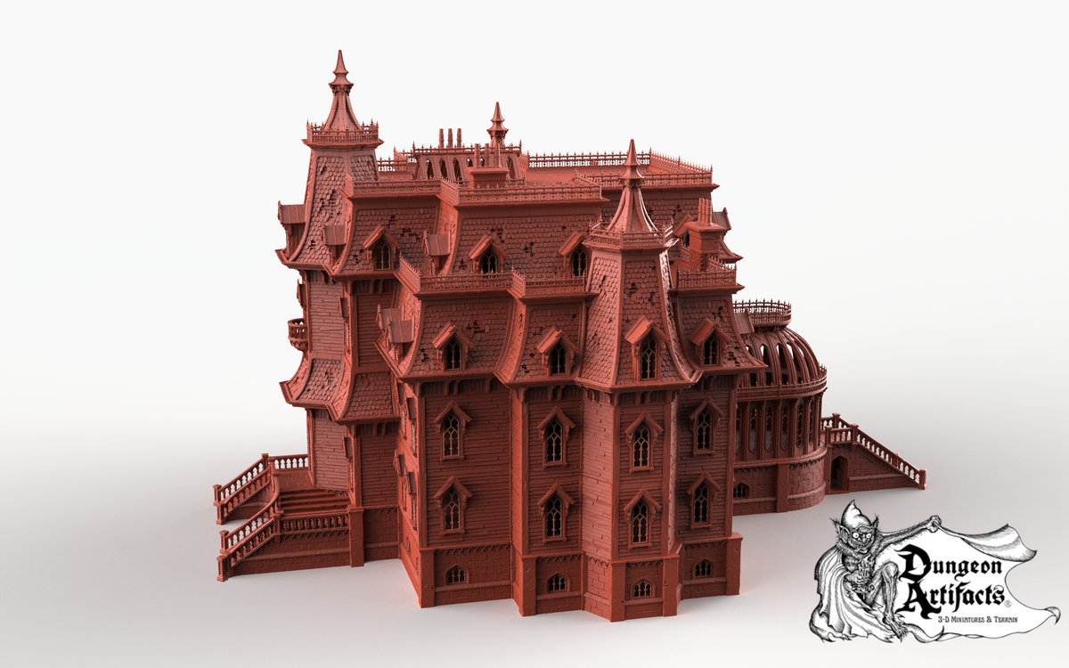 Stormcrow Mansion - Stormcrow Scenery - Terrain Wargaming D&D DnD 10mm ...