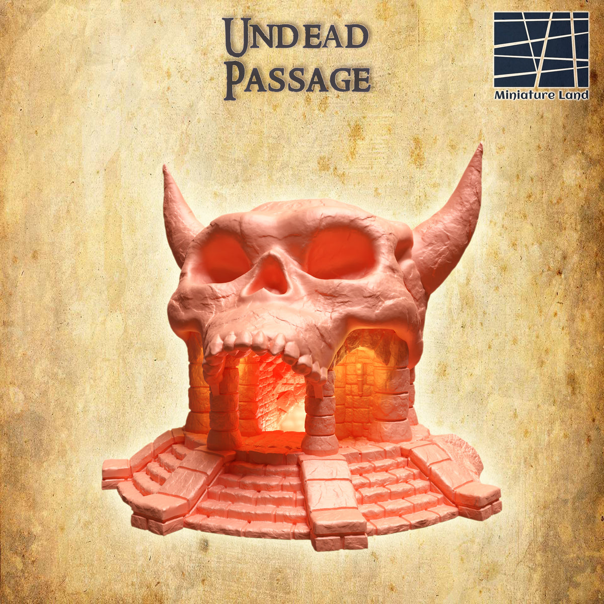 Undead Passage Entrance - Miniatureland Terrain Wargaming D&D DnD ...