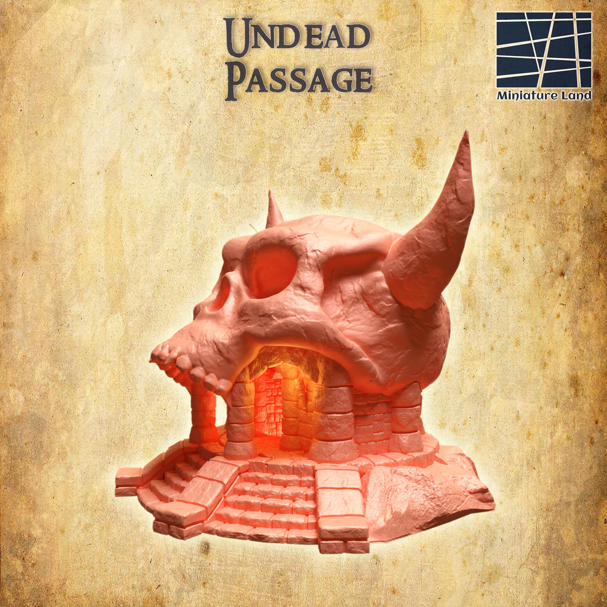 Undead Passage Entrance - Miniatureland Terrain Wargaming D&D DnD ...