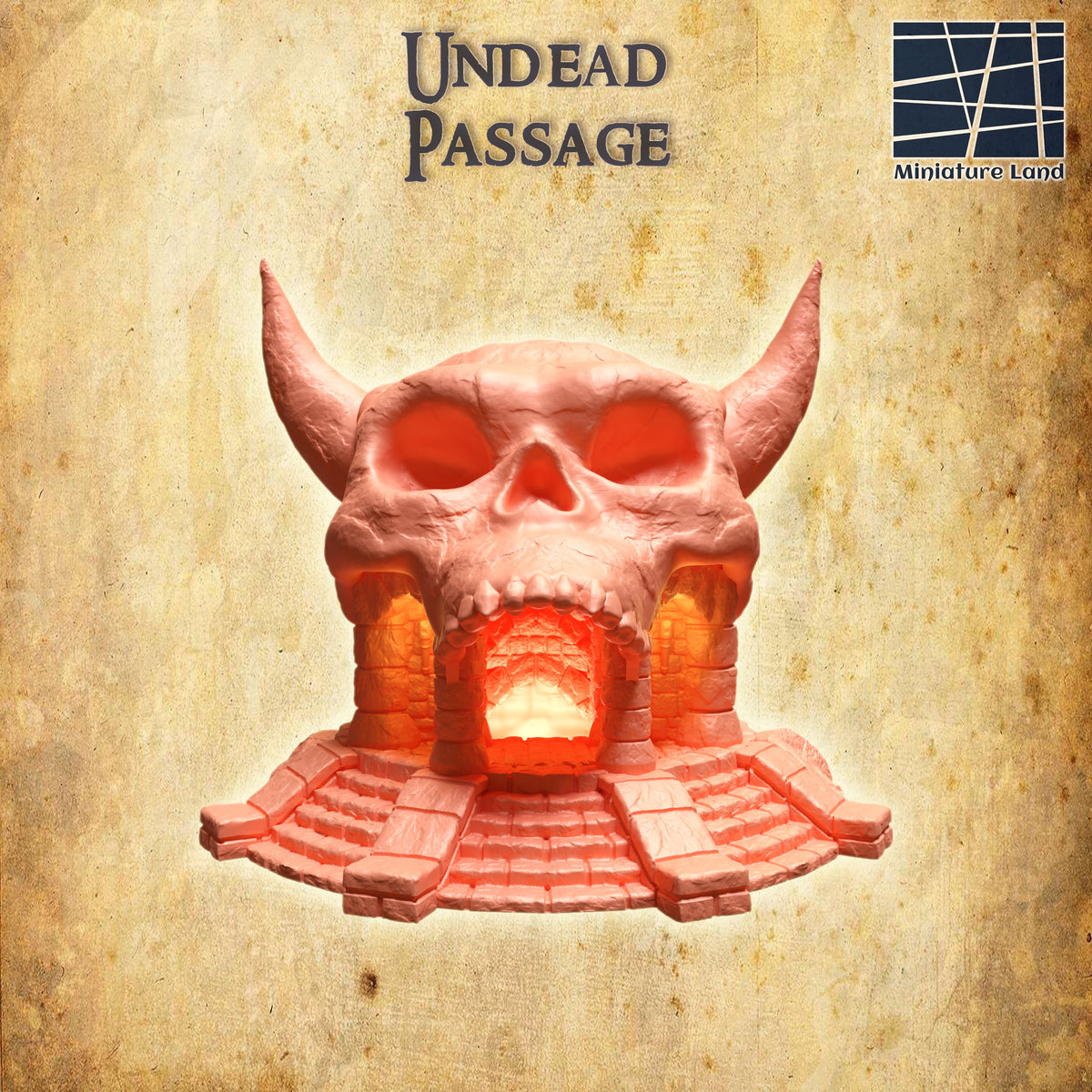 Undead Passage Entrance - Miniatureland Terrain Wargaming D&D DnD ...