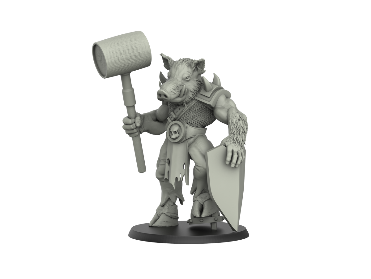 Wild Boar Man - Fantastic Creatures Set - 3D IP Studios - Terrain Warg ...