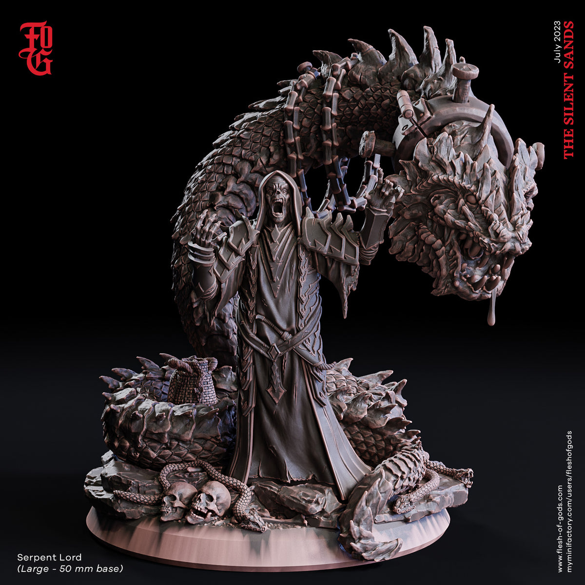 Serpent Lord, Undead Sorcerer - The Silent Sands - Flesh of Gods - War ...