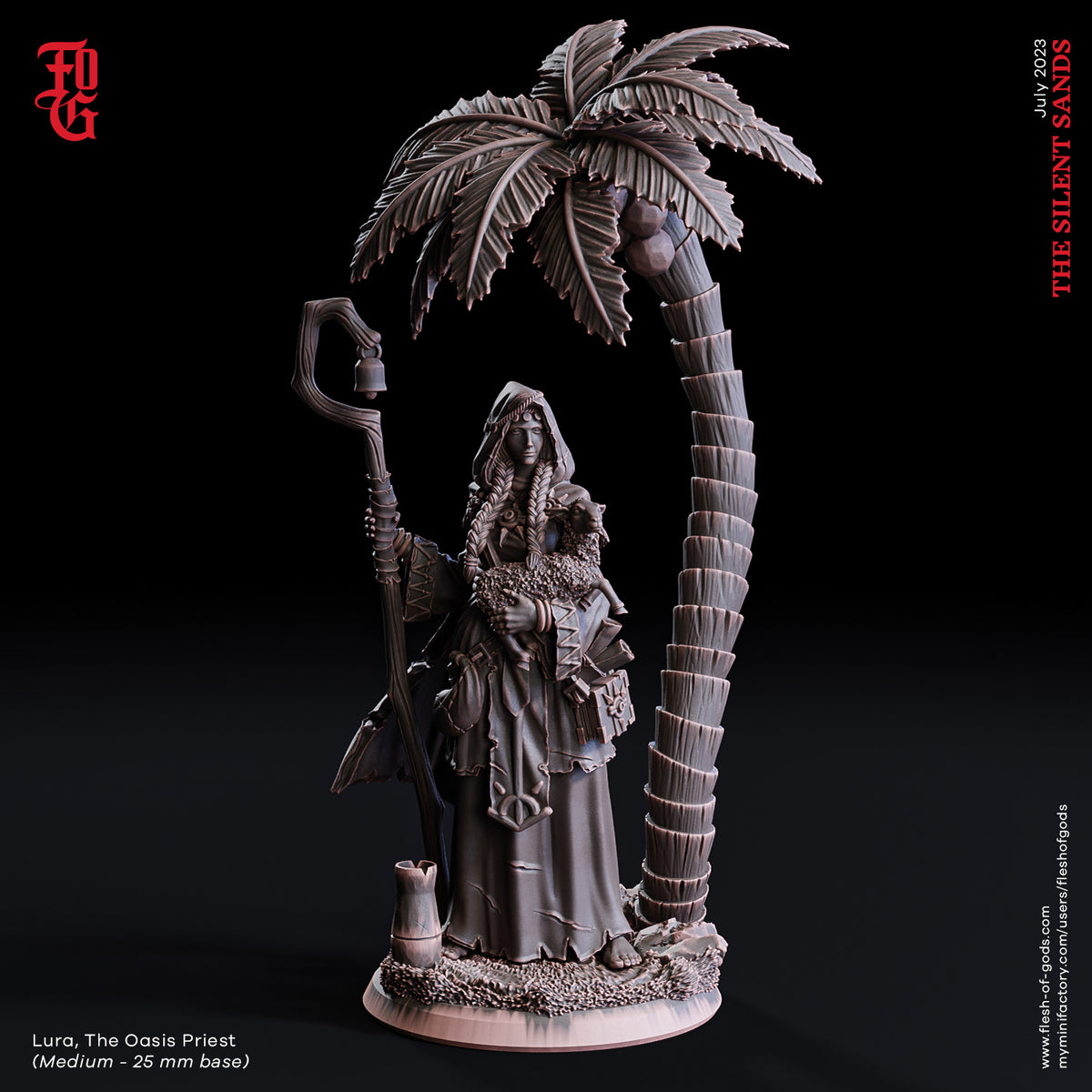 Lura, The Oasis Priest - The Silent Sands - Flesh of Gods - Wargaming ...