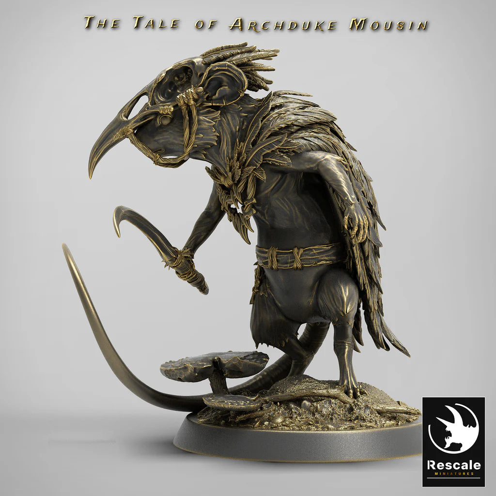Mouse Shaman A - The Tale of Archduke Mousin - Rescale Miniatures - Wa ...