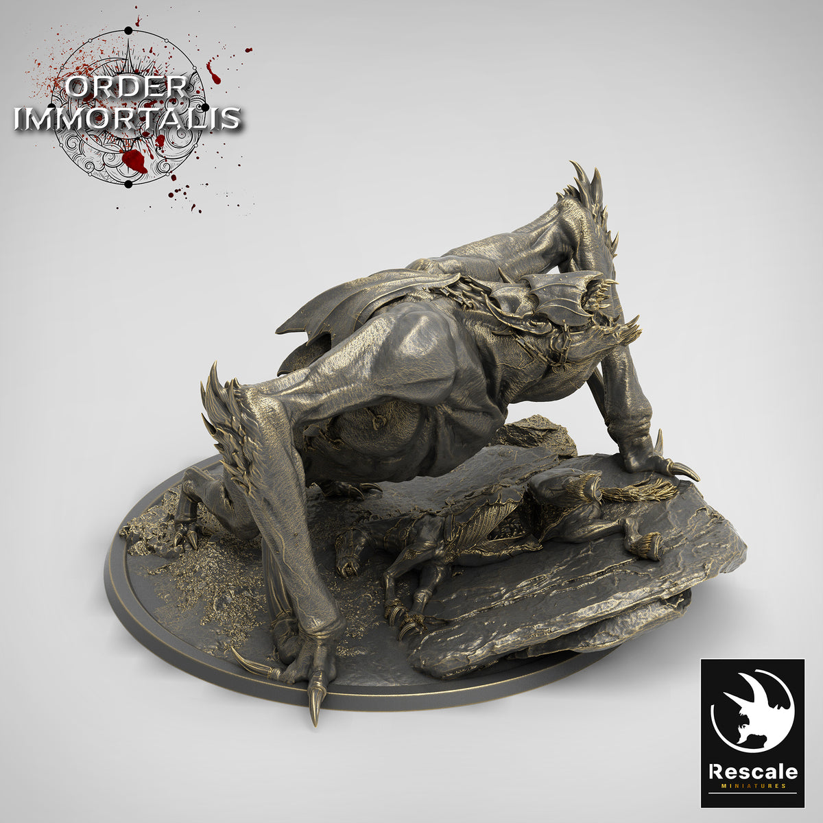 Crawling Screeching Bat - Order Immortalis - Rescale Miniatures - Warg ...