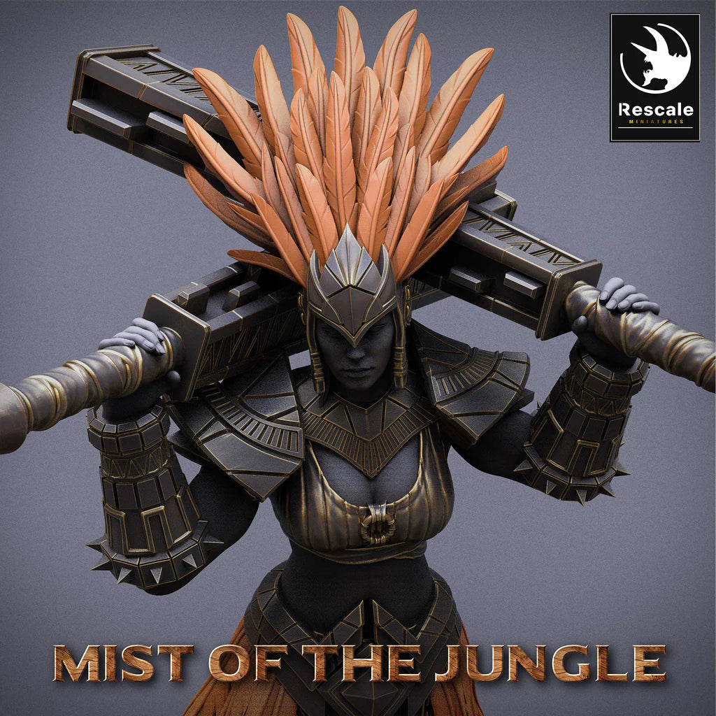 Amazon Heavy Soldier With Mace - Dual Mace - Mist of the Jungle - Resc ...