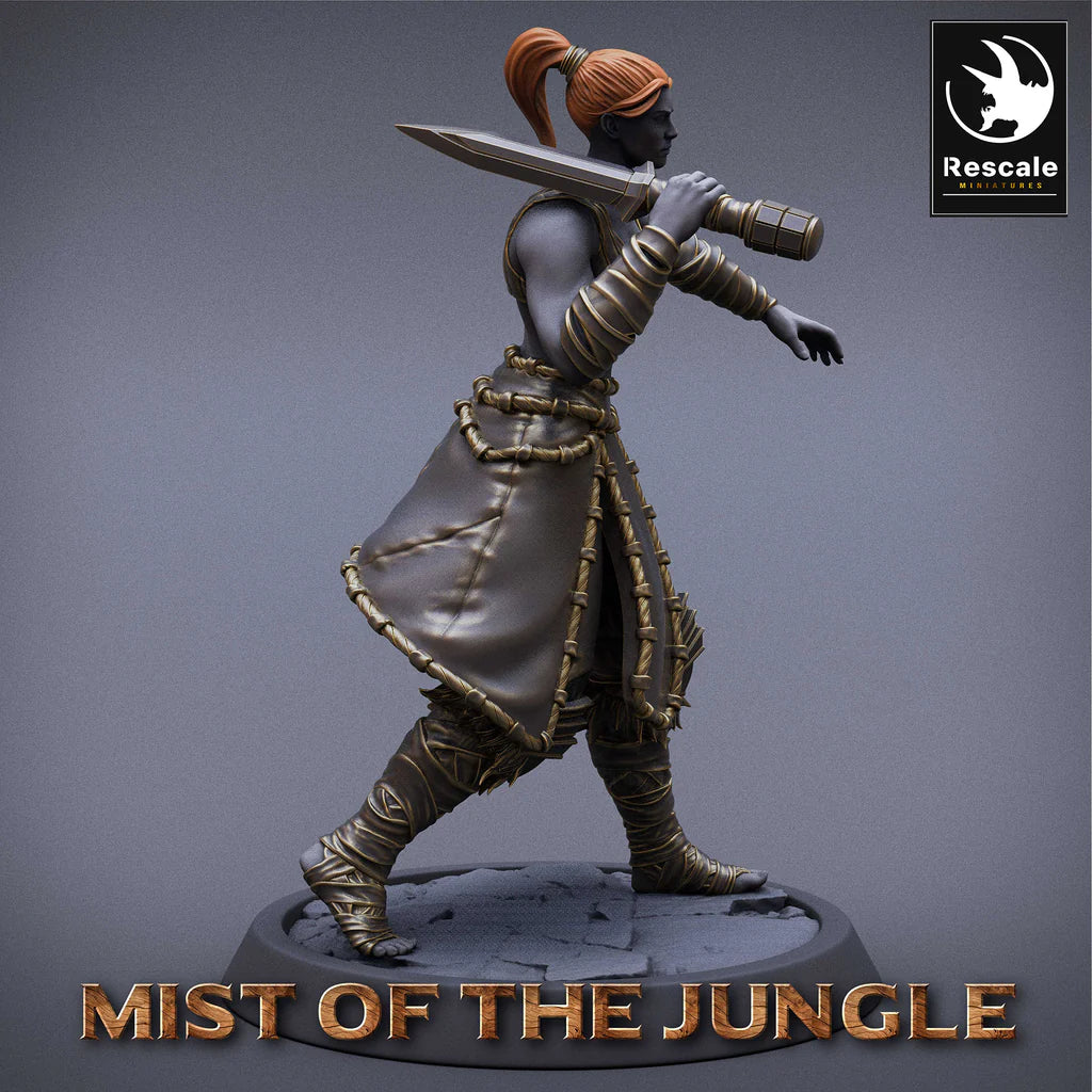 Amazon Heavy Soldier With Dagger - Stance - Mist of the Jungle - Resca ...