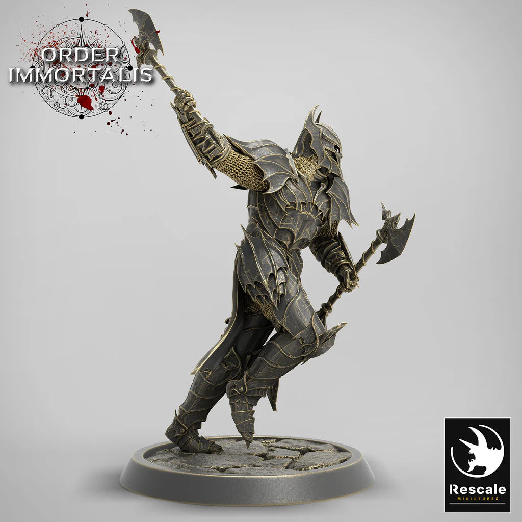Blood Knight Axe Squadron - Order Immortalis - Rescale Miniatures - Wa ...
