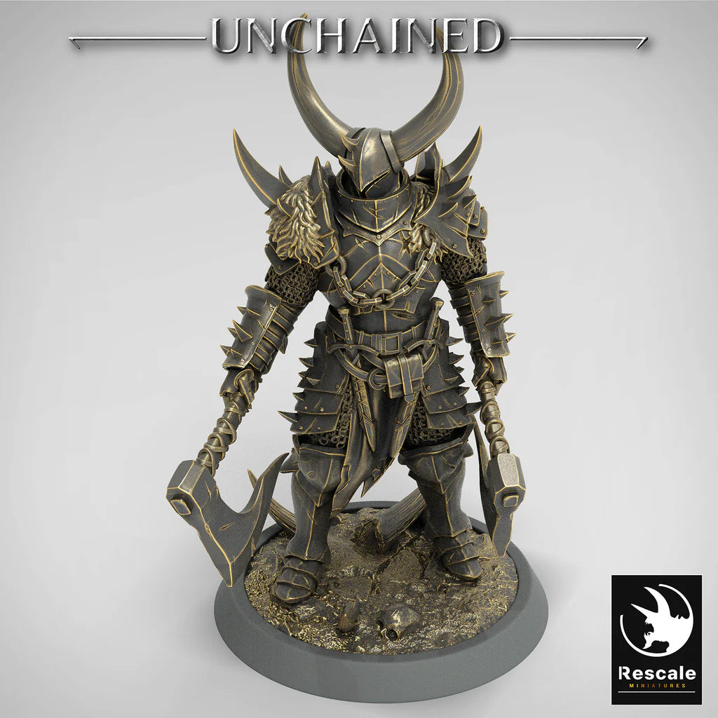 Olaf's Light Soldier with Dual Axes - Chief - Unchained - Rescale Mini ...