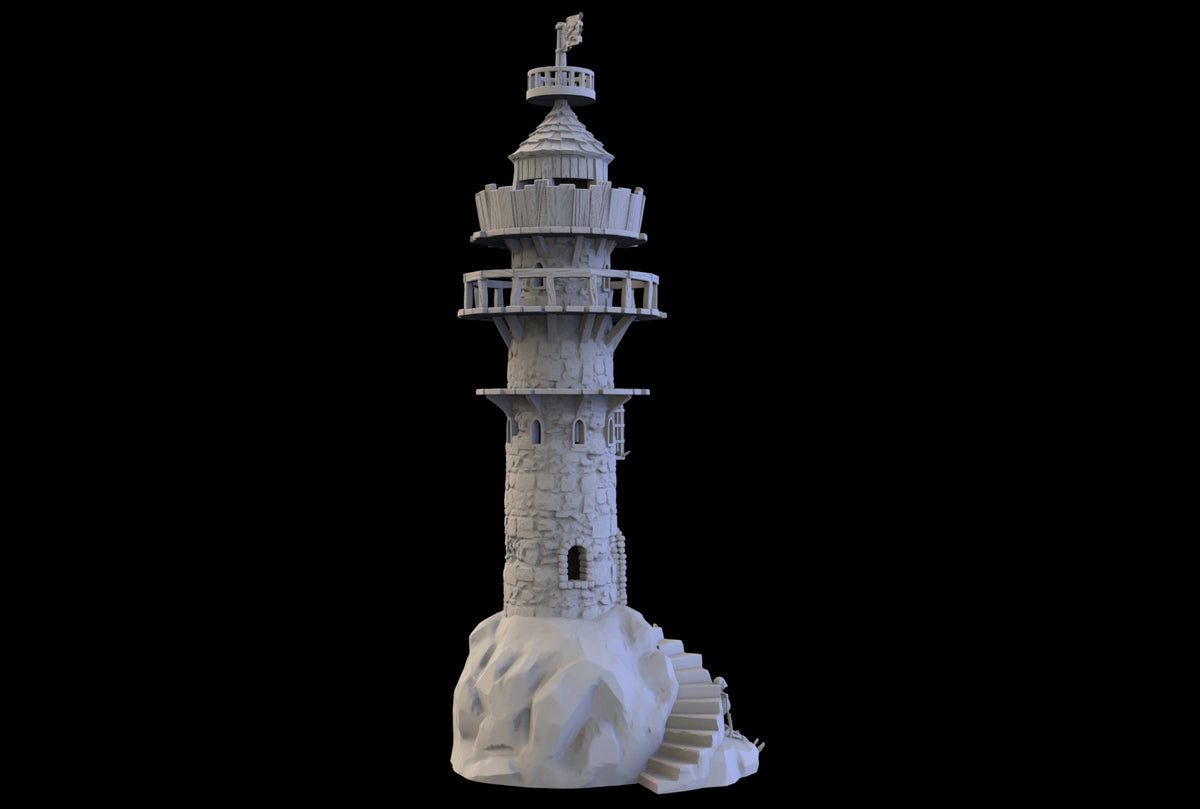Pirate Lighthouse - Pirates vs Sailors Nightmare at Sea - Tabletop Ter ...