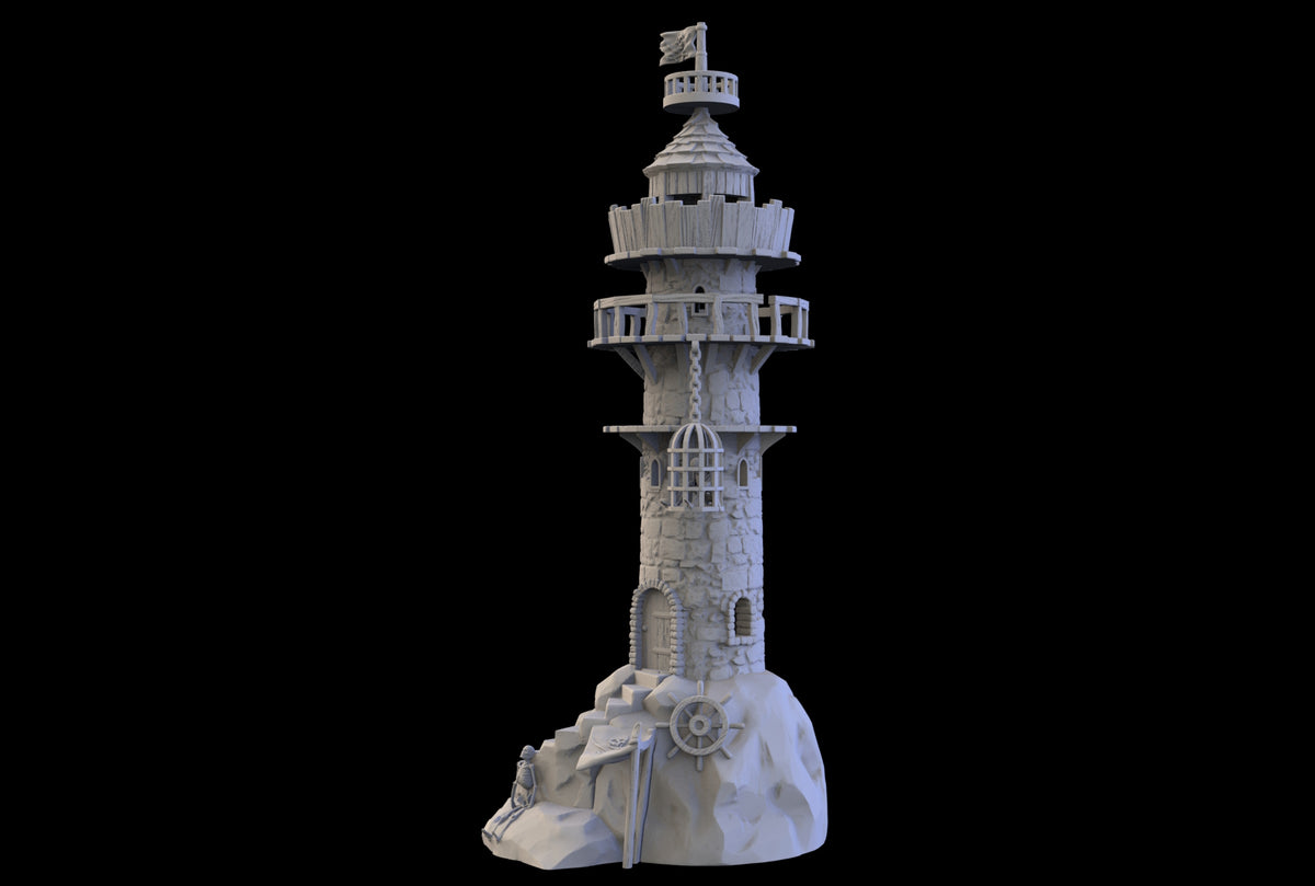 Pirate Lighthouse - Pirates vs Sailors Nightmare at Sea - Tabletop Ter ...
