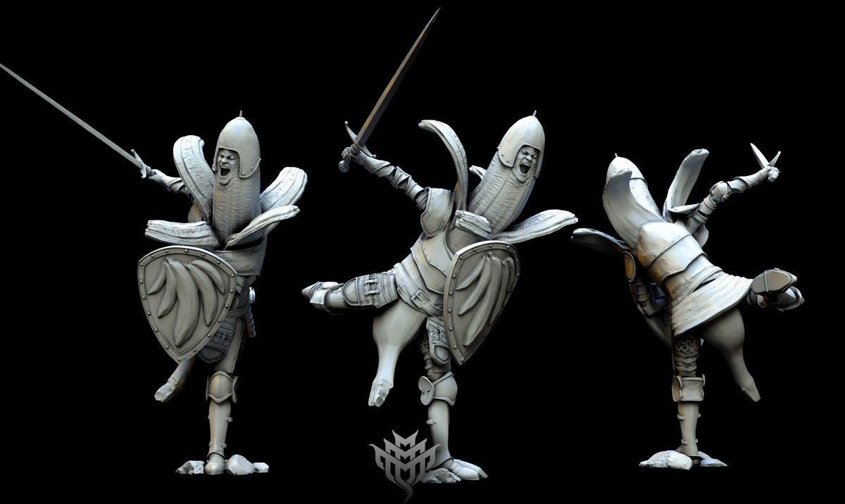 Peeled Paladins Set - Of Iron and Steel - Mini Monster Mayhem Wargamin ...