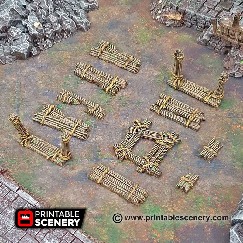 Rope Bridge - Shadowfey - Printable Scenery Terrain Wargaming D&D DnD ...