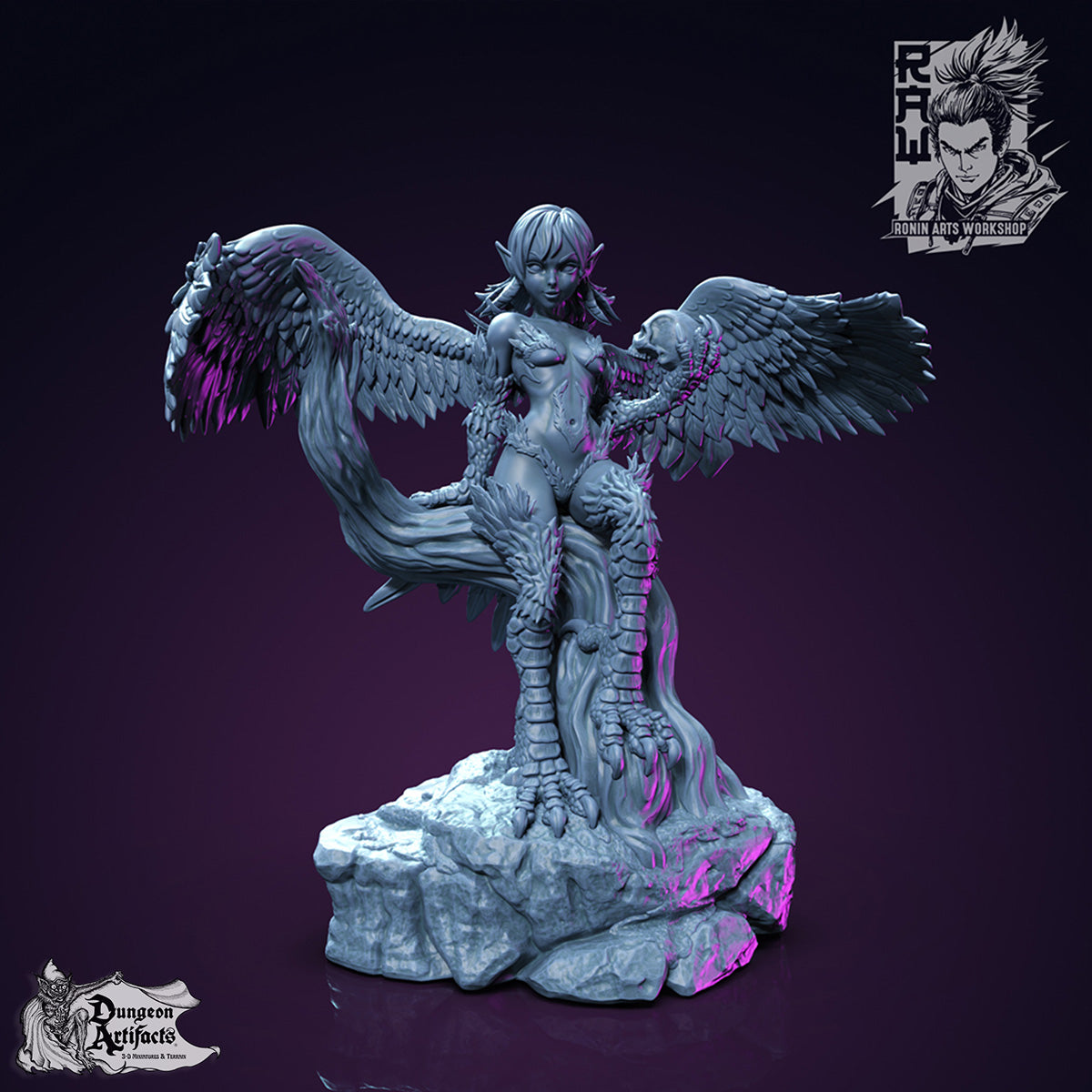 Vivi - The Harpy - Ronin Arts, Wargaming, D&D, DnD, TRPG – Dungeon Artifacts